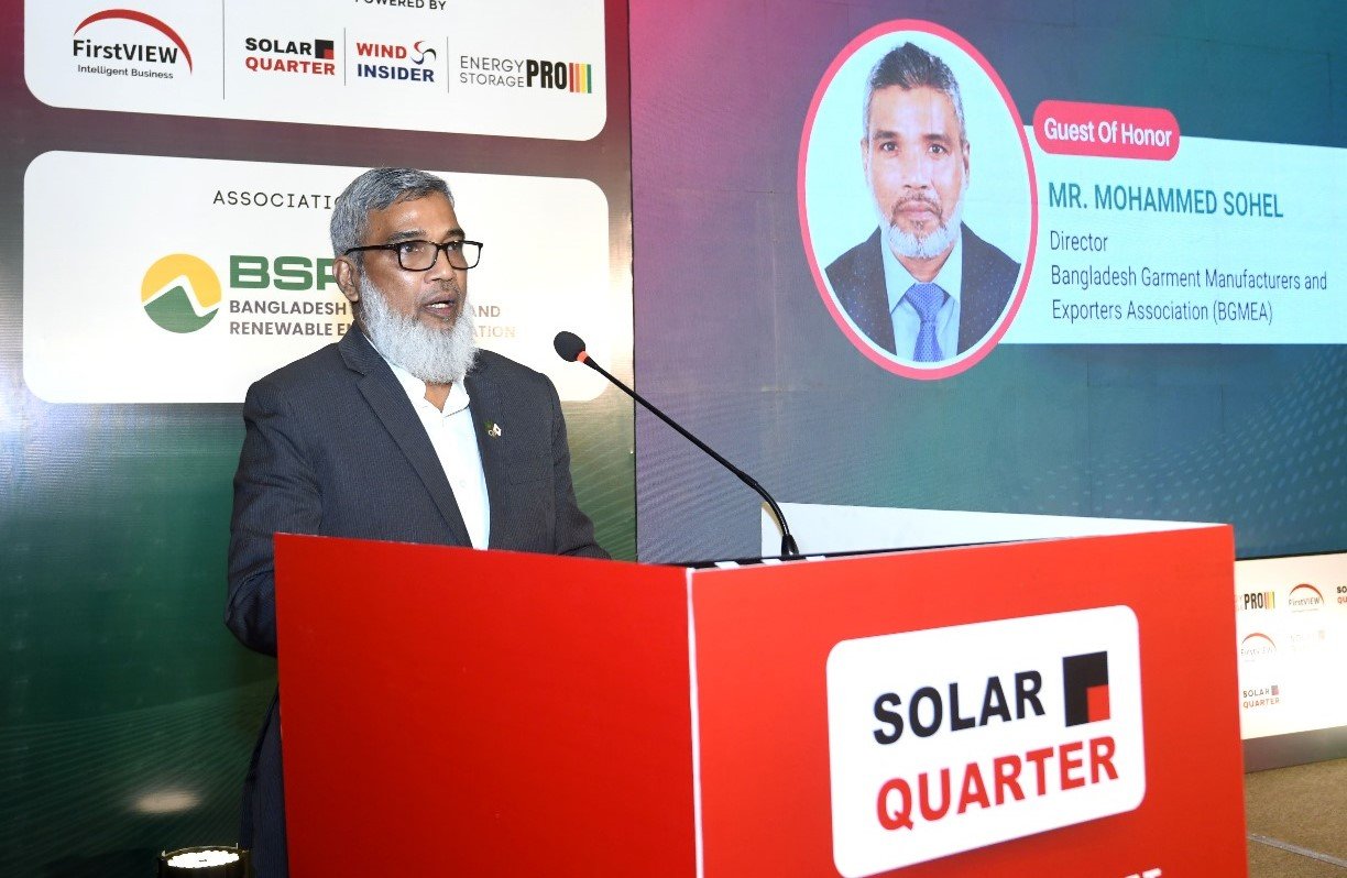 BGMEA Director Mohammed Sohel Calls for Accelerated Clean Energy ...