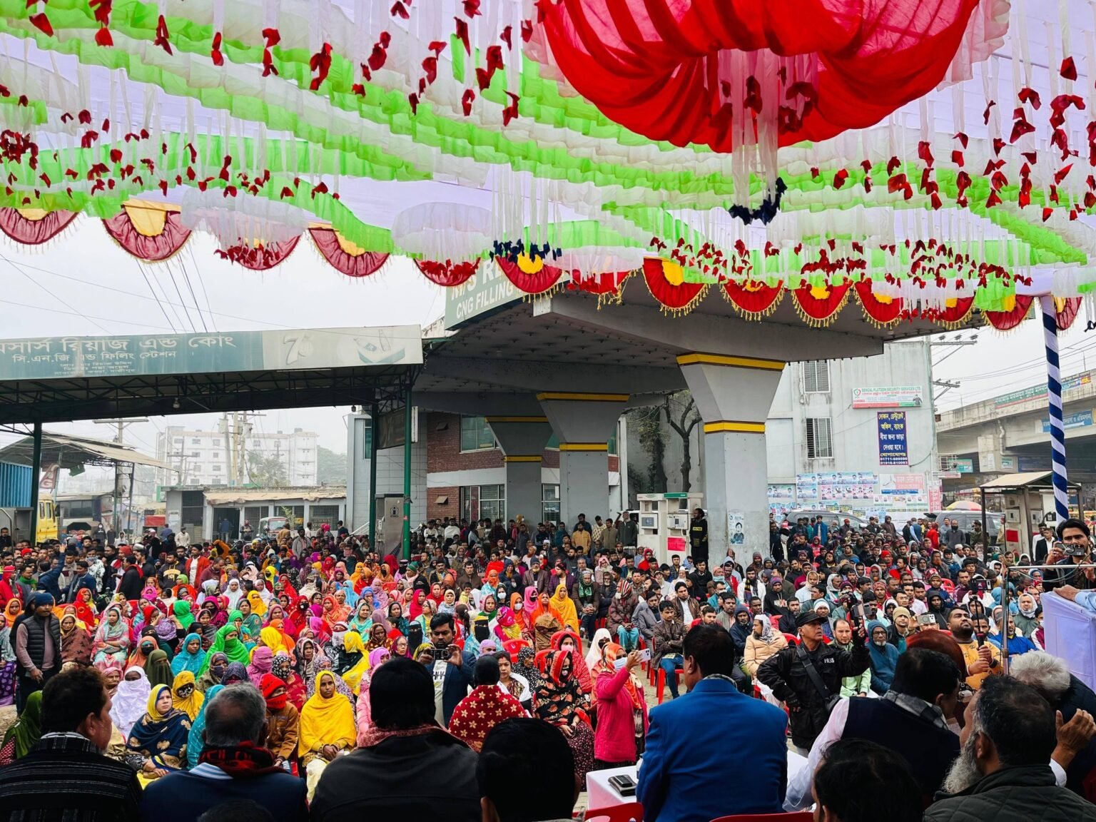Md. Mujibur Rahman participated in the prayer mahfil held at Ward No ...