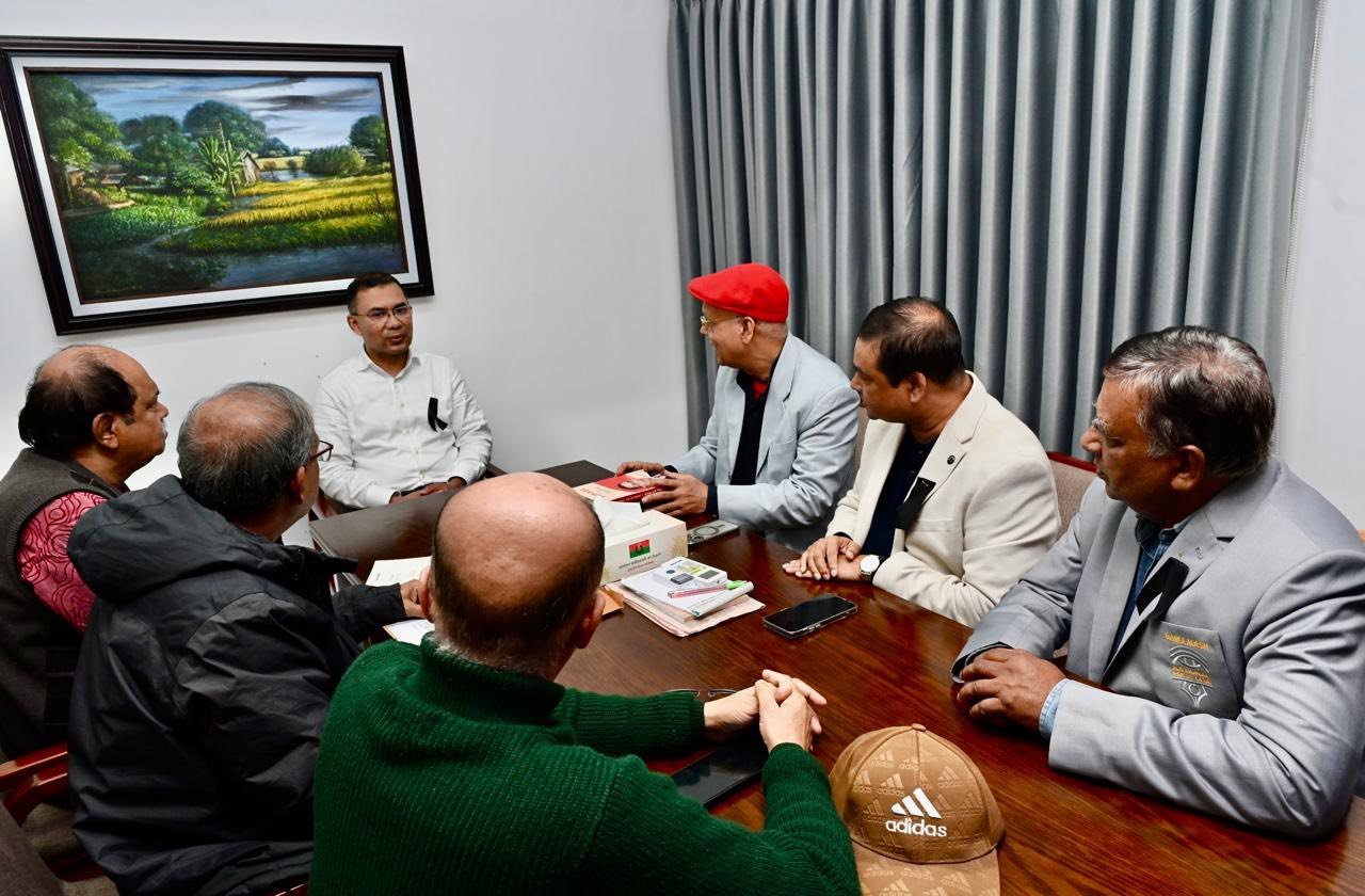 National Press Club leaders pay courtesy call on Tarique Rahman ...